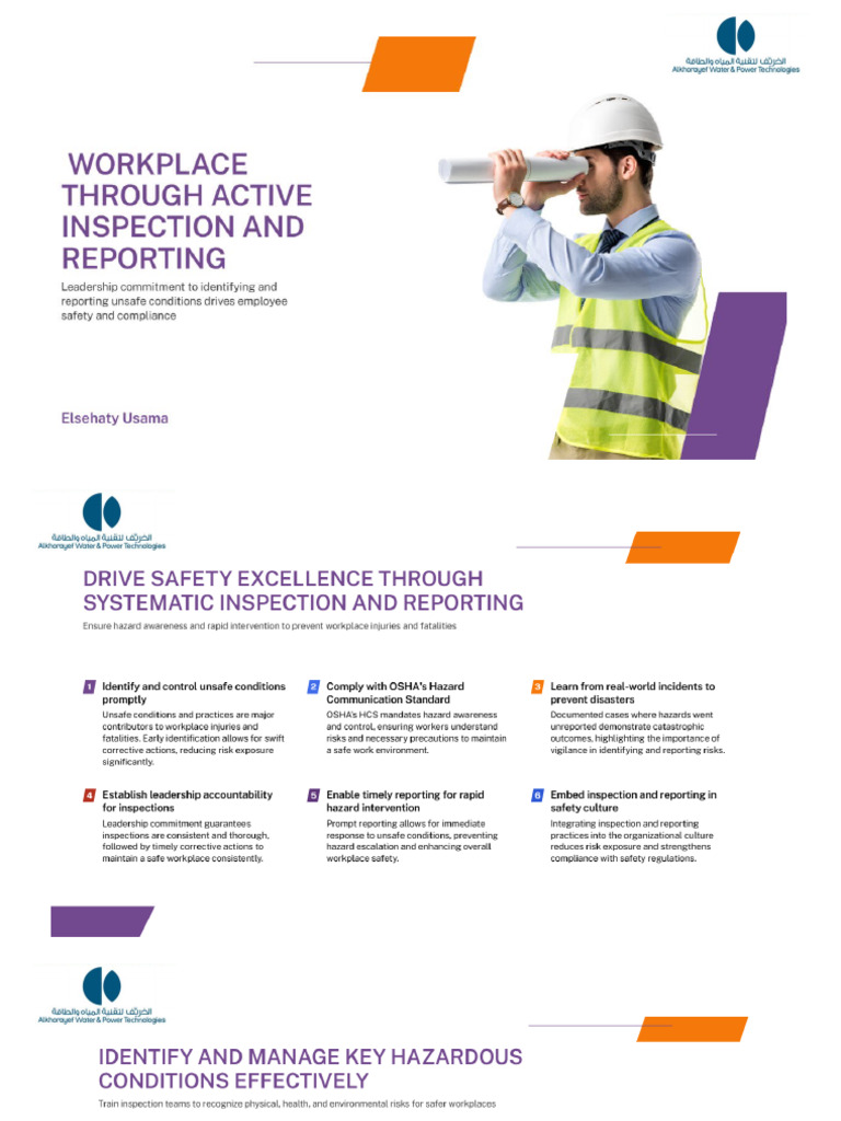 Inspection and Reporting of Unsafe Conditions and Practices.-Ak - HBA | PDF