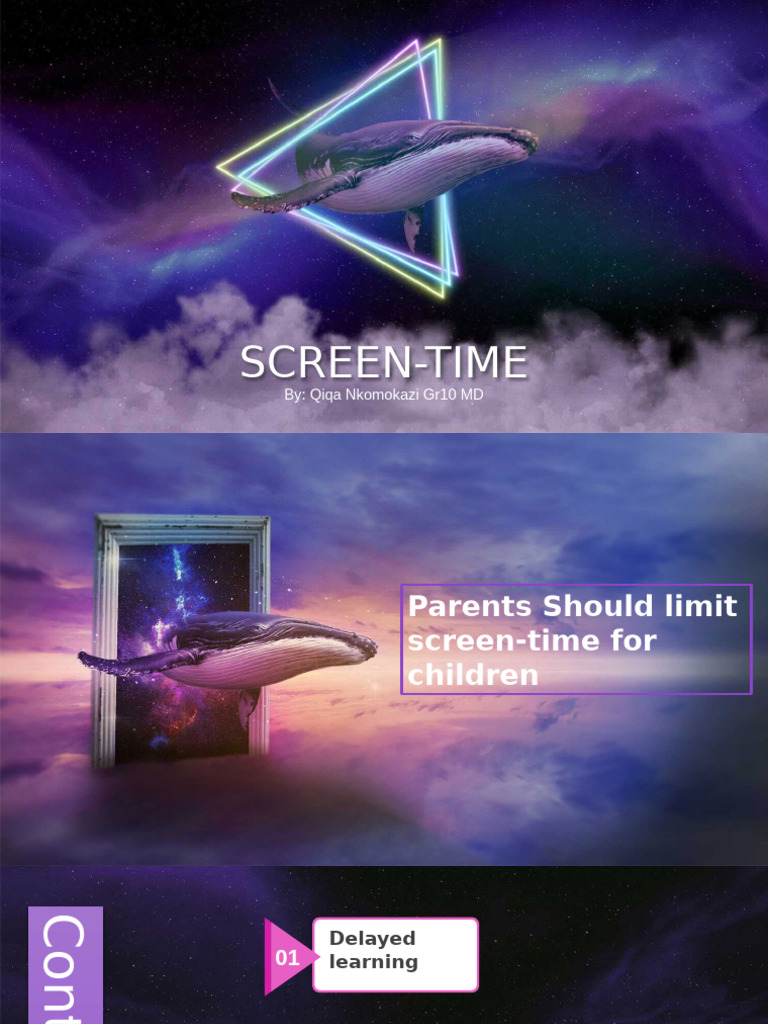 Limit Children's Screen Time Effects | PDF | Attention | Psychological ...