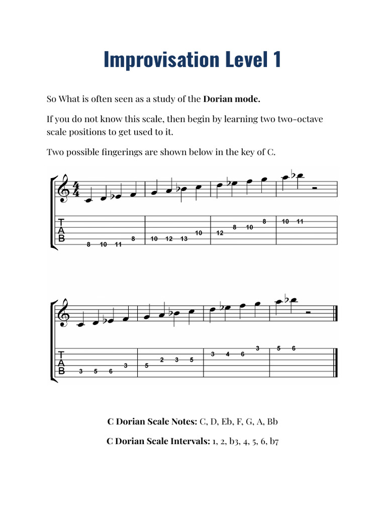 Improvisation | PDF