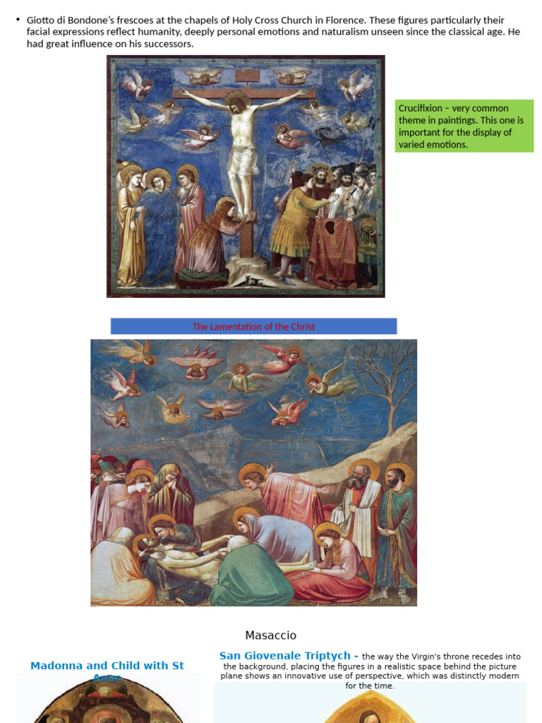 Renaissance Important Art Works | PDF | Michelangelo | Christian Art