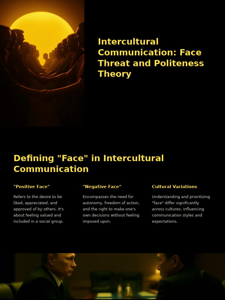 Intercultural Communication Face Threat and Politeness Theory | PDF ...