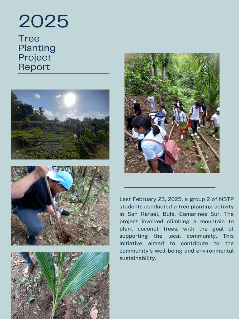 NSTP Tree Planting in Buhi, 2025 | PDF