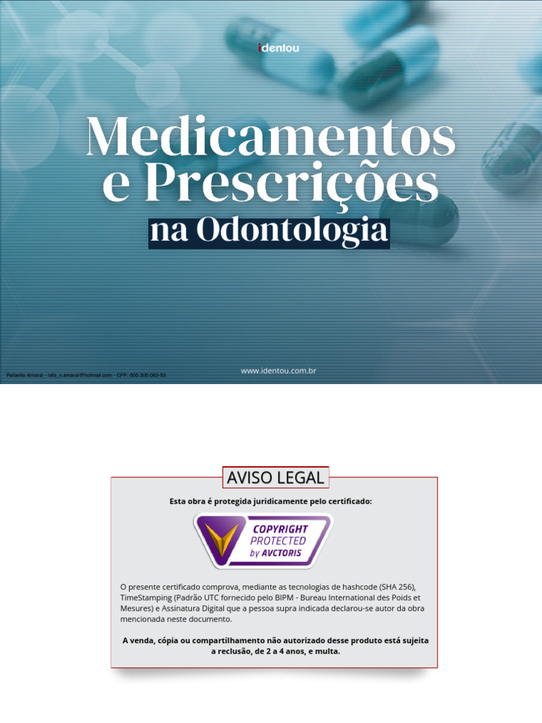 Medicamentos e Prescrições 2.0 (1) | PDF | Remédio | Especialidades médicas