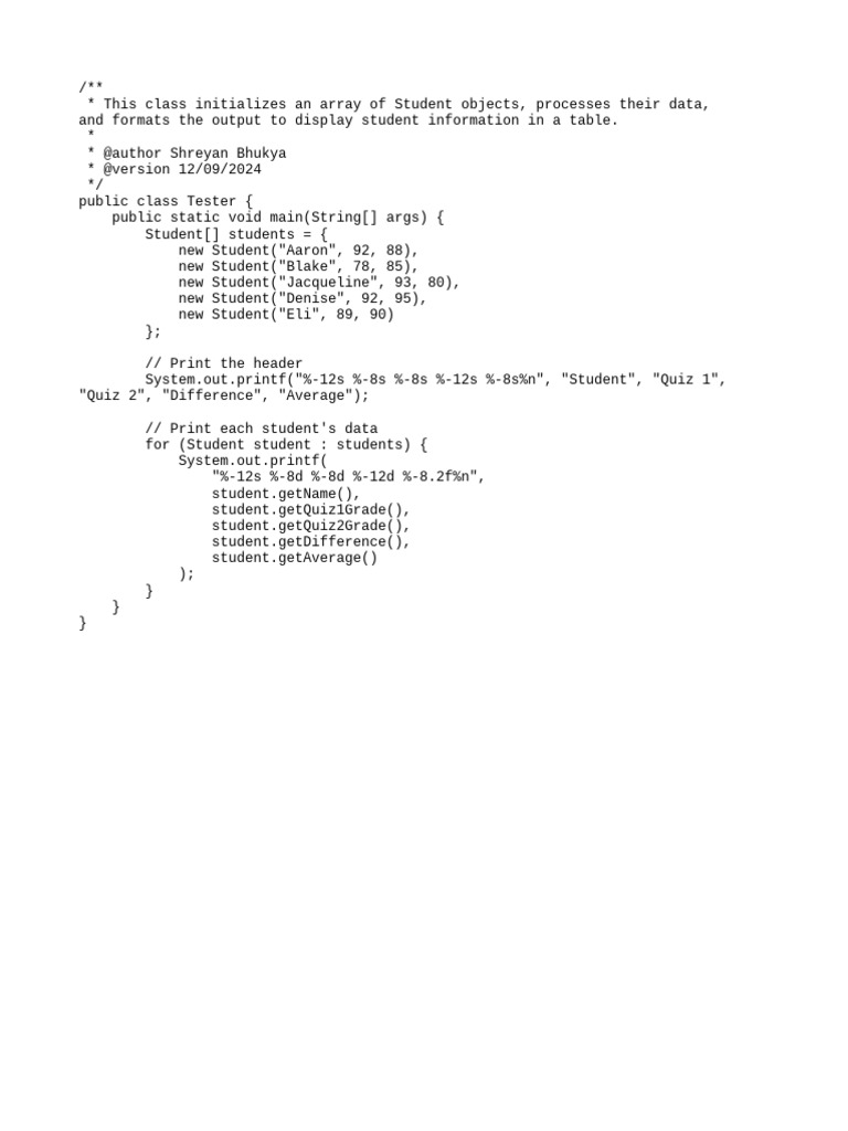 Tester | PDF