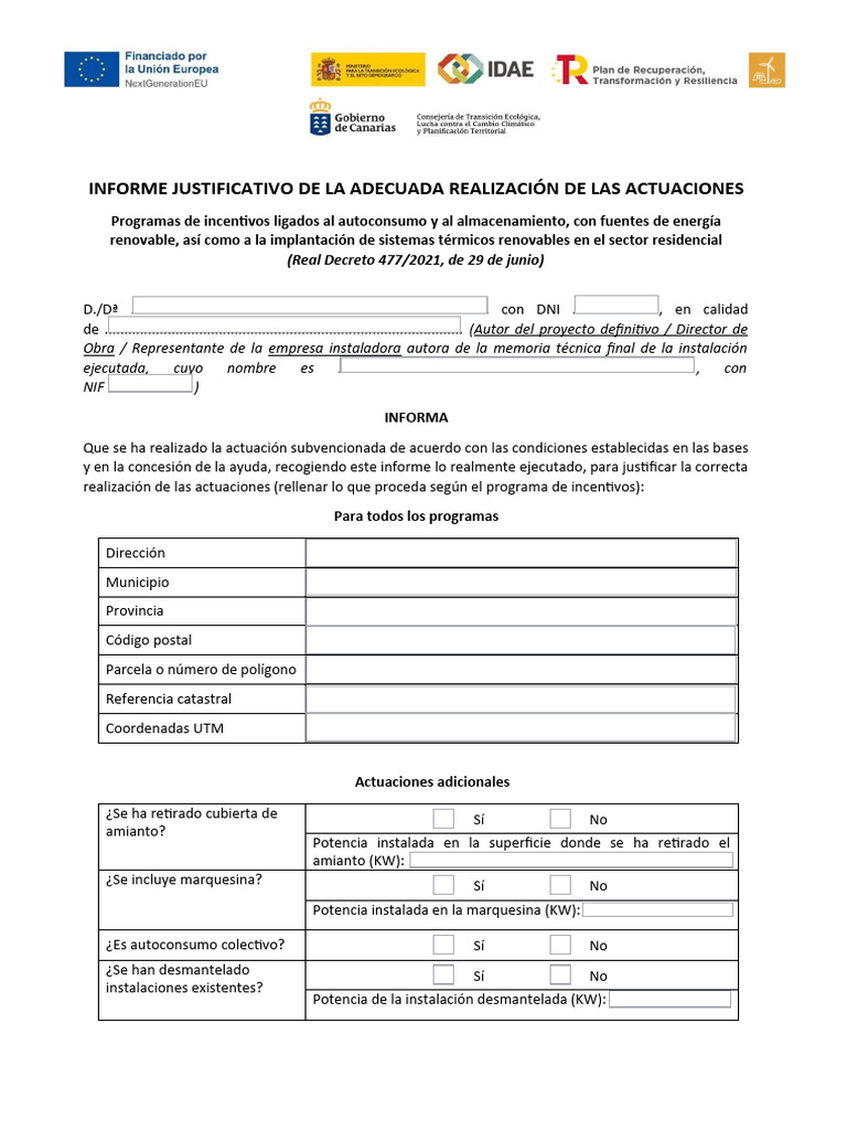 J02 - Informe Adecuada Ejecución - V2 | PDF | Fotovoltaica | Energía solar