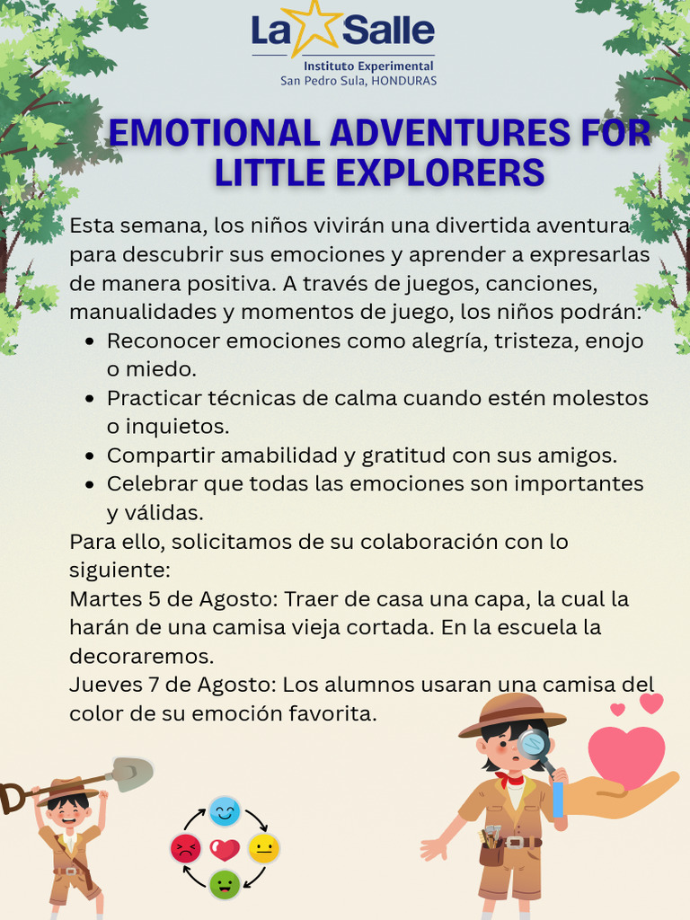 Aventura Infantil: Expresión de Emociones | PDF