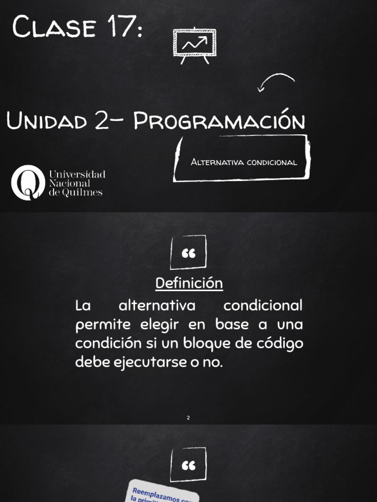 Alternativa Condicional en Programación | PDF | Programación de ...