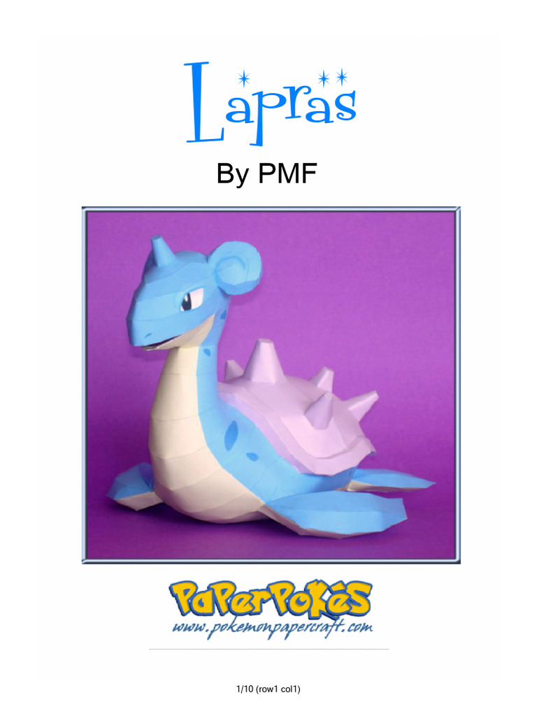 Lapras Anatomy Diagram Guide | PDF