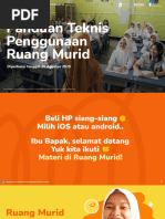 Panduan Penggunaan Ruang GTK Untuk Sertifikasi Pendidik Tahap 3 2025 | PDF