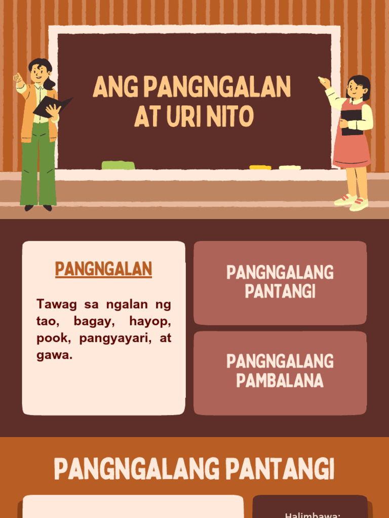 Ang Pangngalan at Ang Uri Nito | PDF