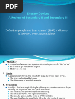 Aesthetic Features & Stylistic Devices | PDF