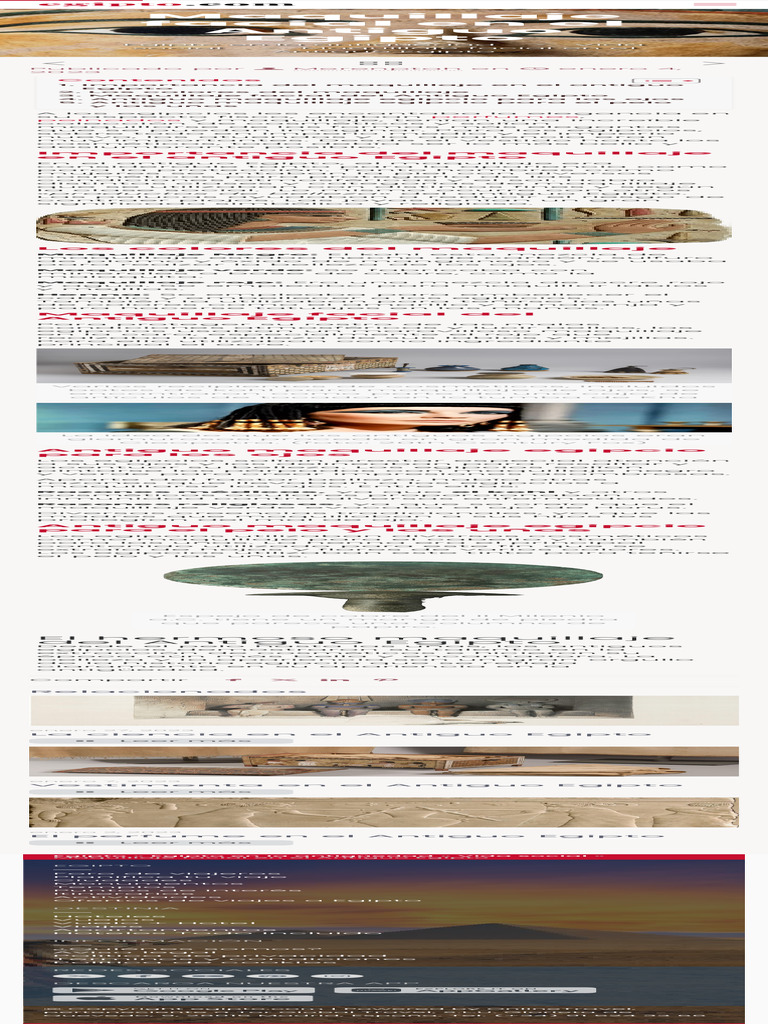 Maquillaje Facial en El Antiguo Egipto | PDF | Productos cosméticos ...