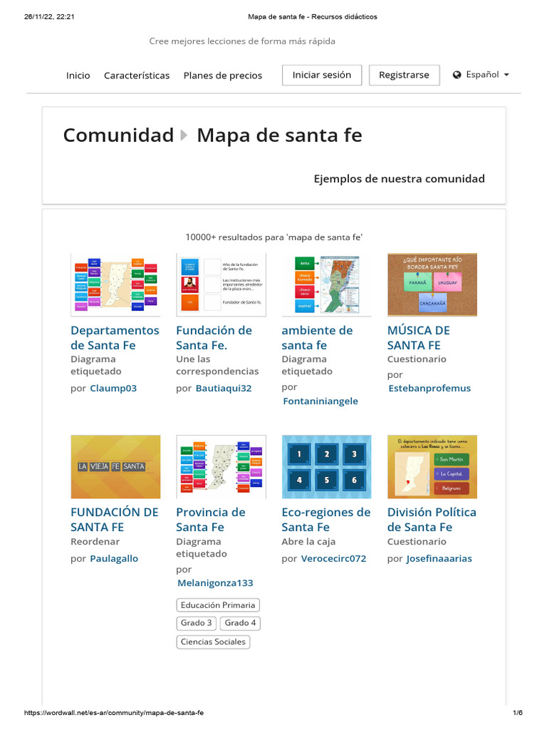 Recursos Didácticos sobre Santa Fe | PDF