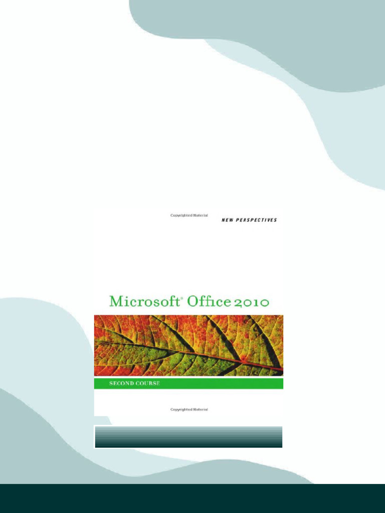 (Ebook) New Perspectives on Microsoft Office 2010, Second Course by Ann ...