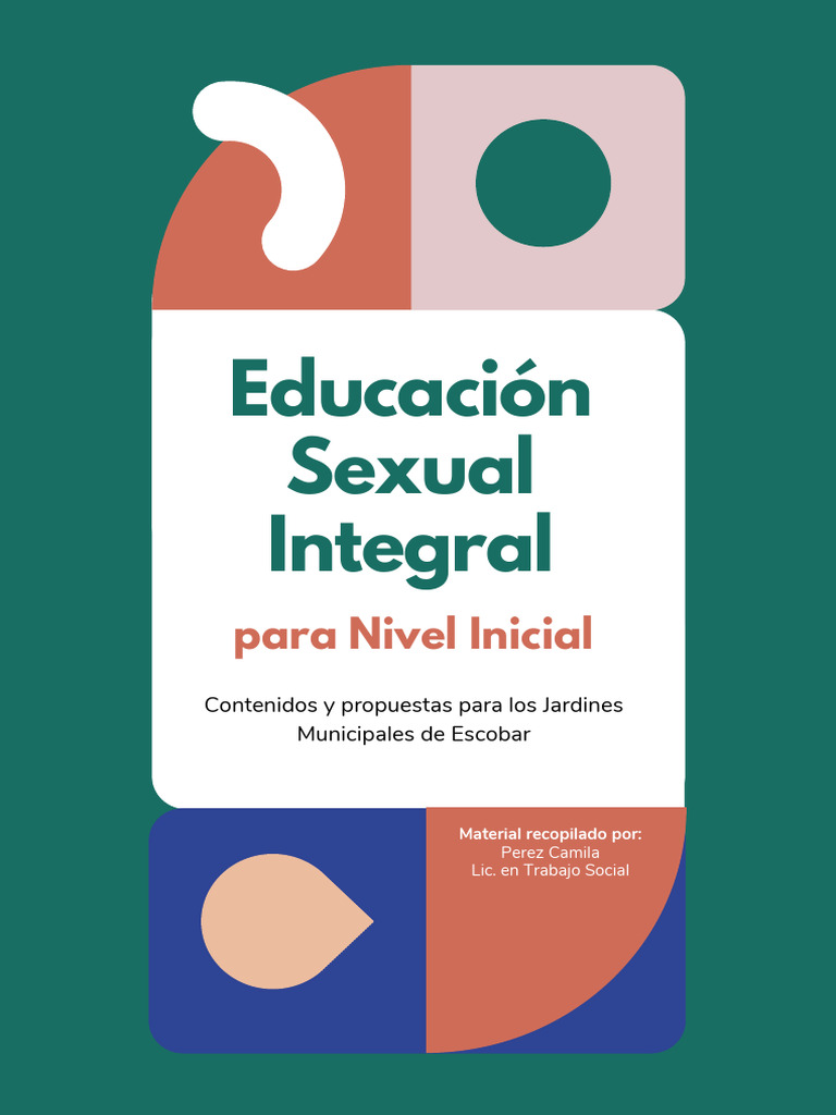 Guía ESI Inicial. Talleres | PDF | La sexualidad humana | Educación de la primera infancia