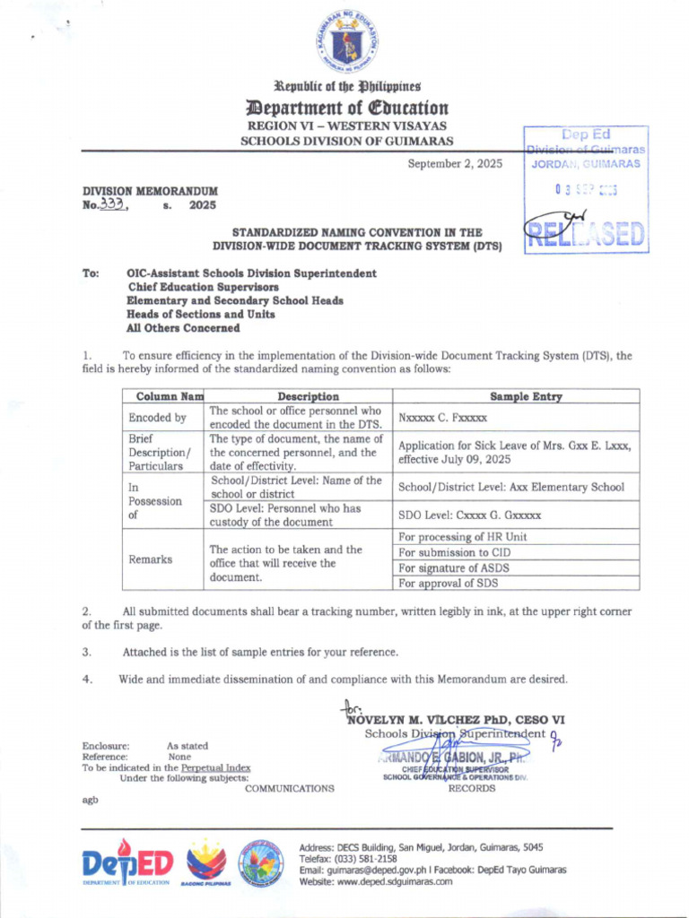 DM-No-033-s-2025-DTS | PDF