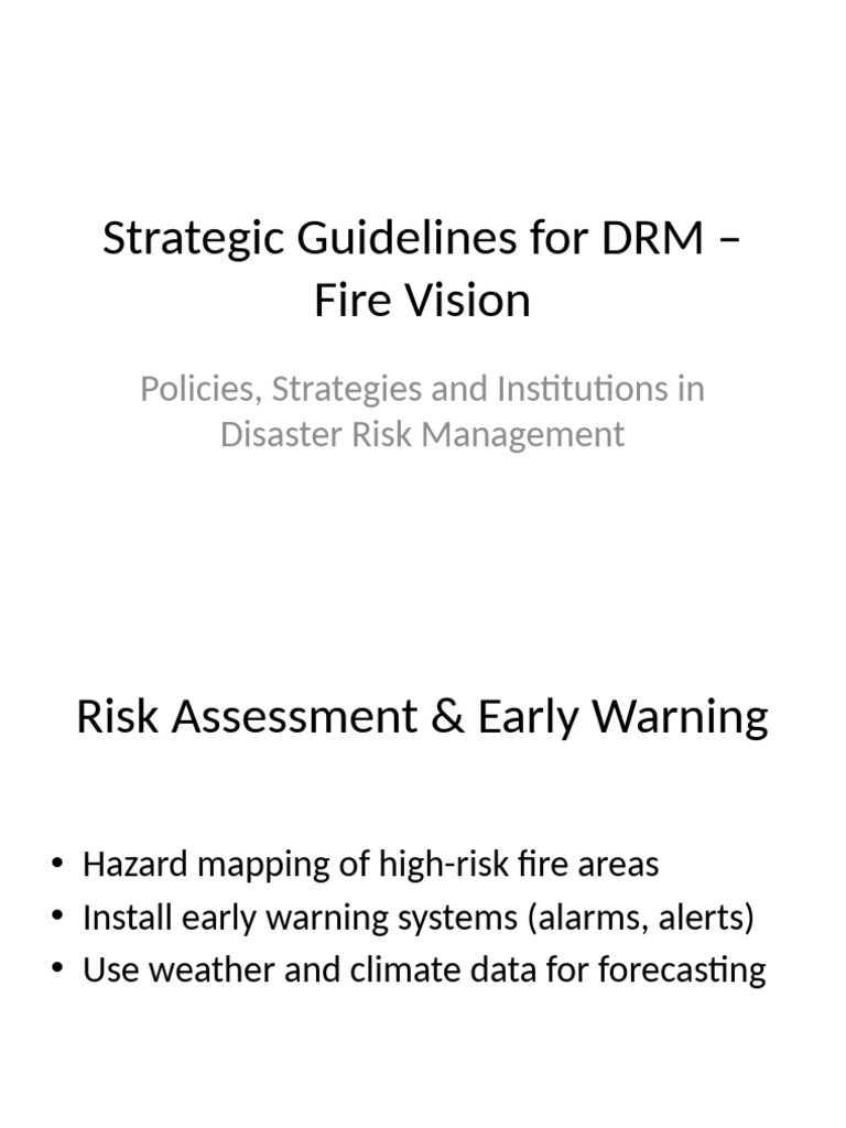 Fire Risk Management Strategies Guide | PDF