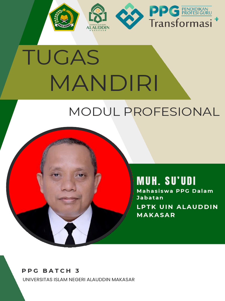 Muh. Su'udi - Tugas Mandiri - Modul Profesional | PDF