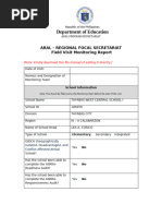 ARAL Program Monitoring Form | PDF
