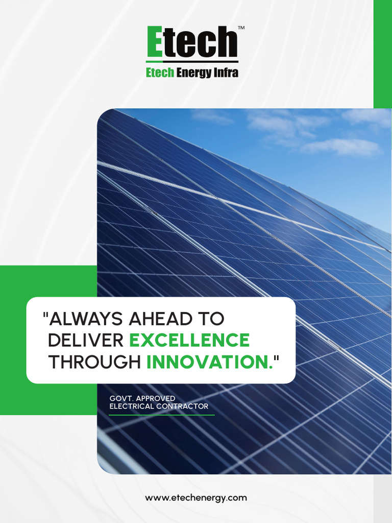 Etech Energy Brochure-1 | PDF | Safety | Occupational Safety And Health
