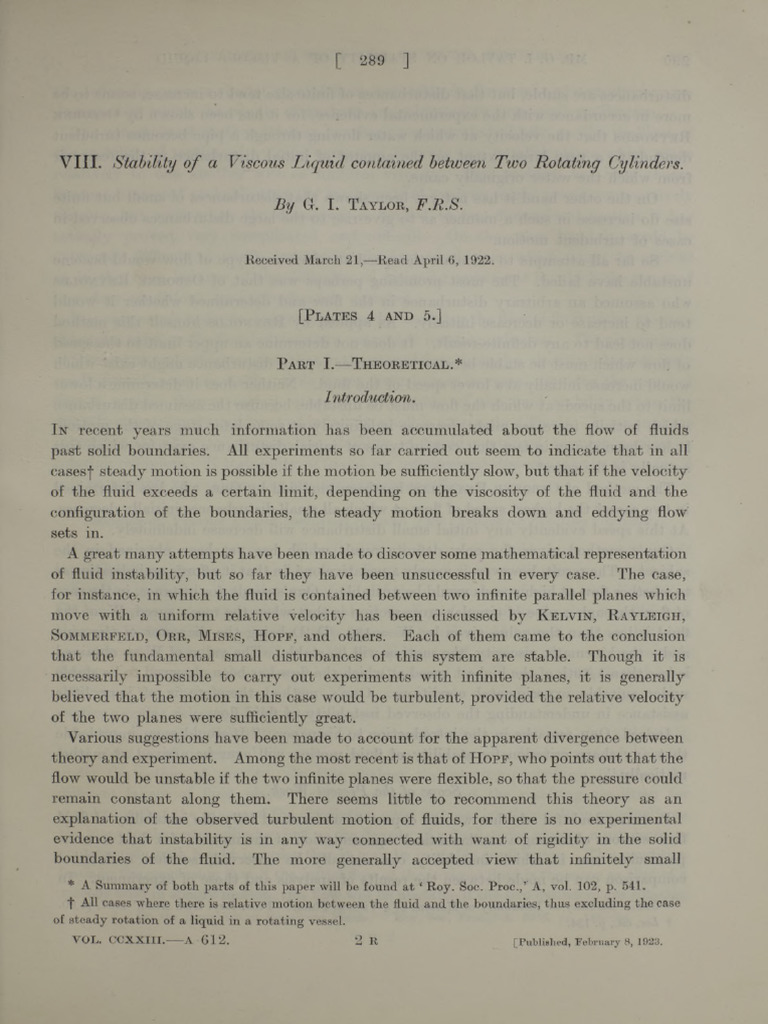 1923 Taylor | PDF | Motion (Physics) | Physical Quantities