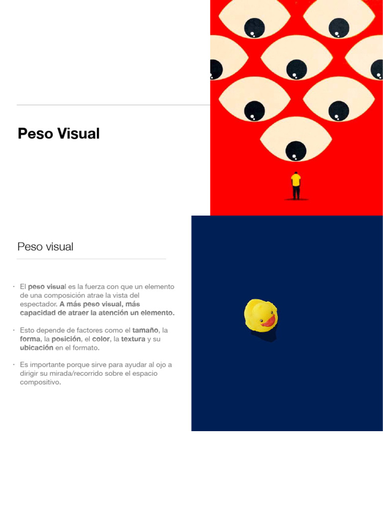 Peso Visual en Composición Artística | PDF