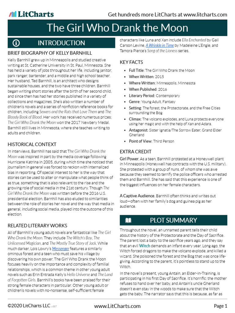 Kelly Barnhill's "The Girl Who Drank the Moon" | PDF