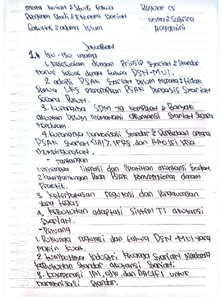 Uas Sabrina Anggraini | PDF