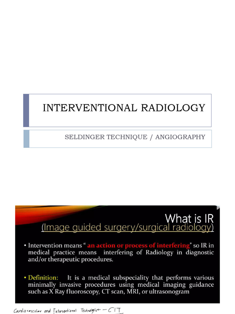 Interventional Radiology | PDF