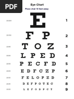 Snellen A4 3m Compiled Binit | PDF | Visual Acuity | Vision