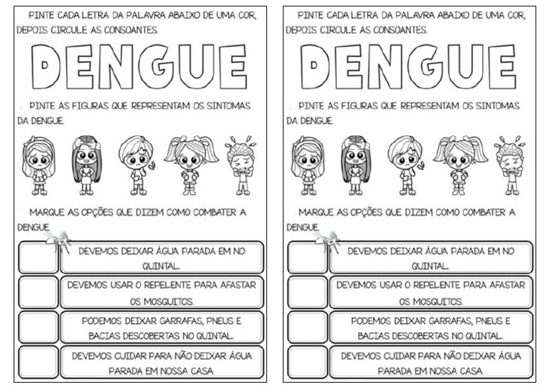 Atividade Dengue - Turma 1 | PDF