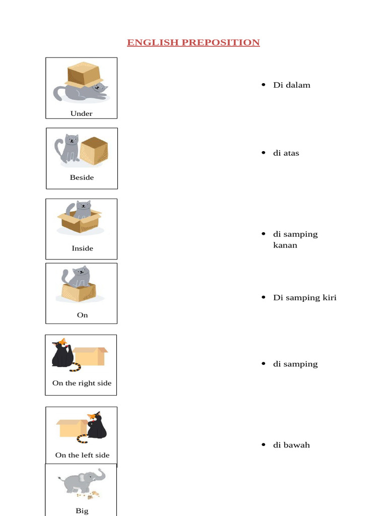 English Preposition | PDF
