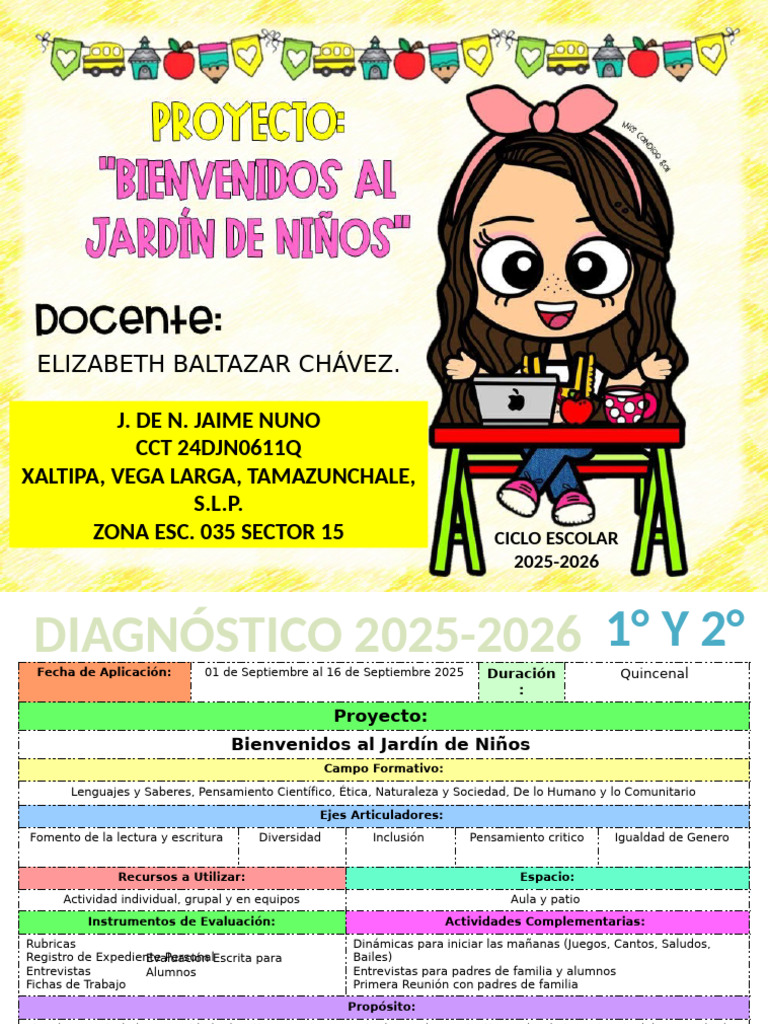 Plandiagnostico2025-2026 Ely | PDF | Aprendizaje | Las emociones
