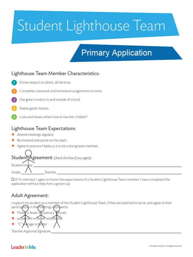 Filled Student Lighthouse Form | PDF