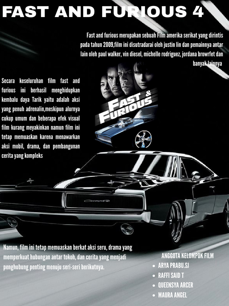 Cerita Fast and Furious 4: Aksi dan Drama | PDF