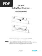 FD20 - Operator Manual | PDF | Door | Menu (Computing)