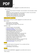 Cebu Emergency Contact Numbers 2025 | PDF | Cebu