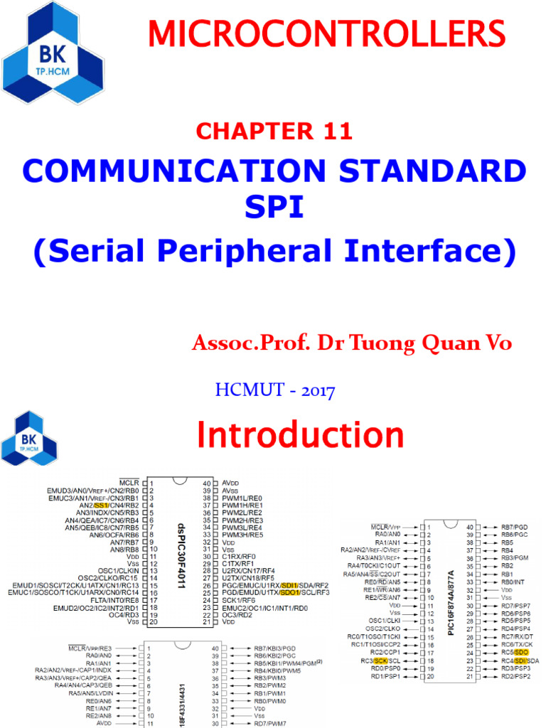 Understanding SPI Communication in Microcontrollers | PDF | Electrical ...