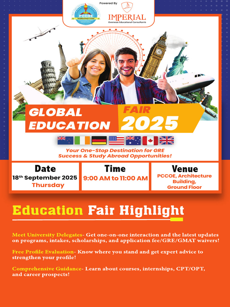 Global Education Fair 16-09-2025 | PDF