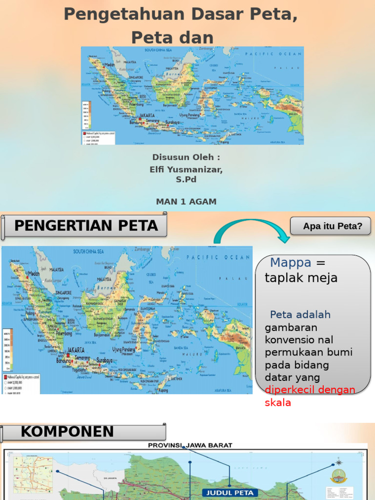 Komponen dan Jenis Peta Dasar | PDF