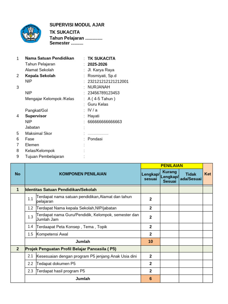 2. SUPERVISI MODUL AJAR KUMER | PDF