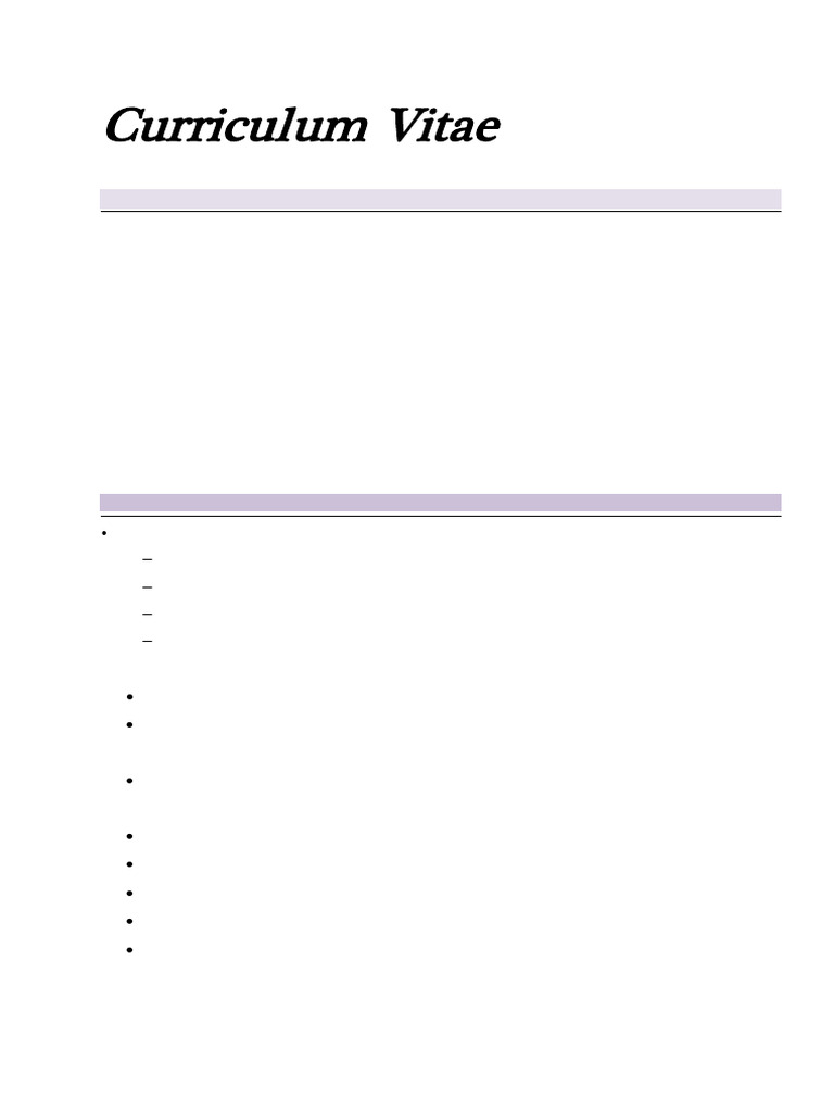 Curriculum Vitae Adi | PDF