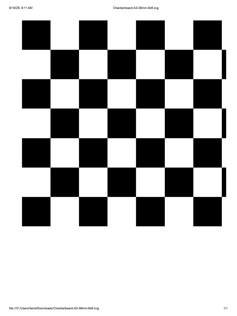 Checkerboard A3 39mm 9x6 | PDF