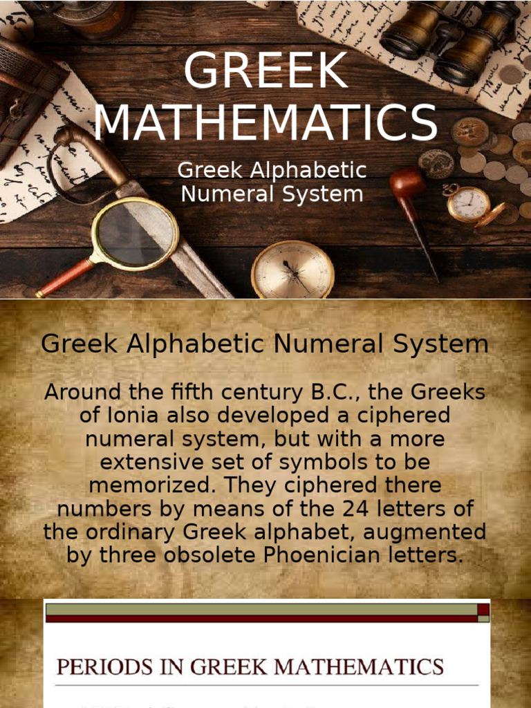 Greek Mathematics | PDF
