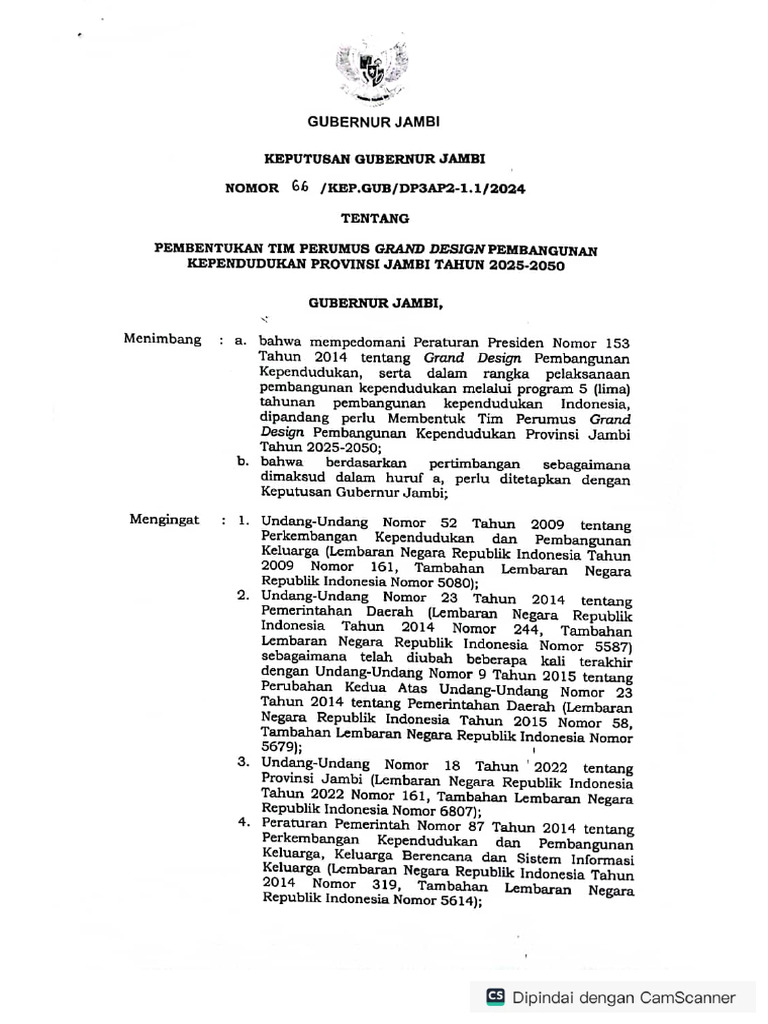 Revisi SK Tim GDPK | PDF