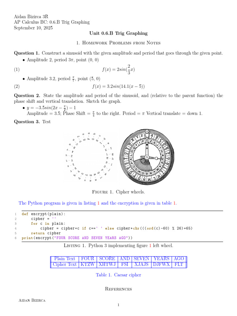 Overleaf Homework Template | PDF