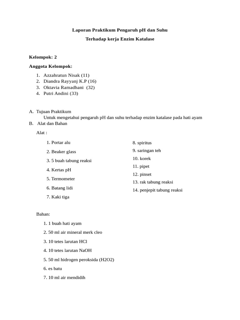 Praktikum Biologi Kel.2 | PDF