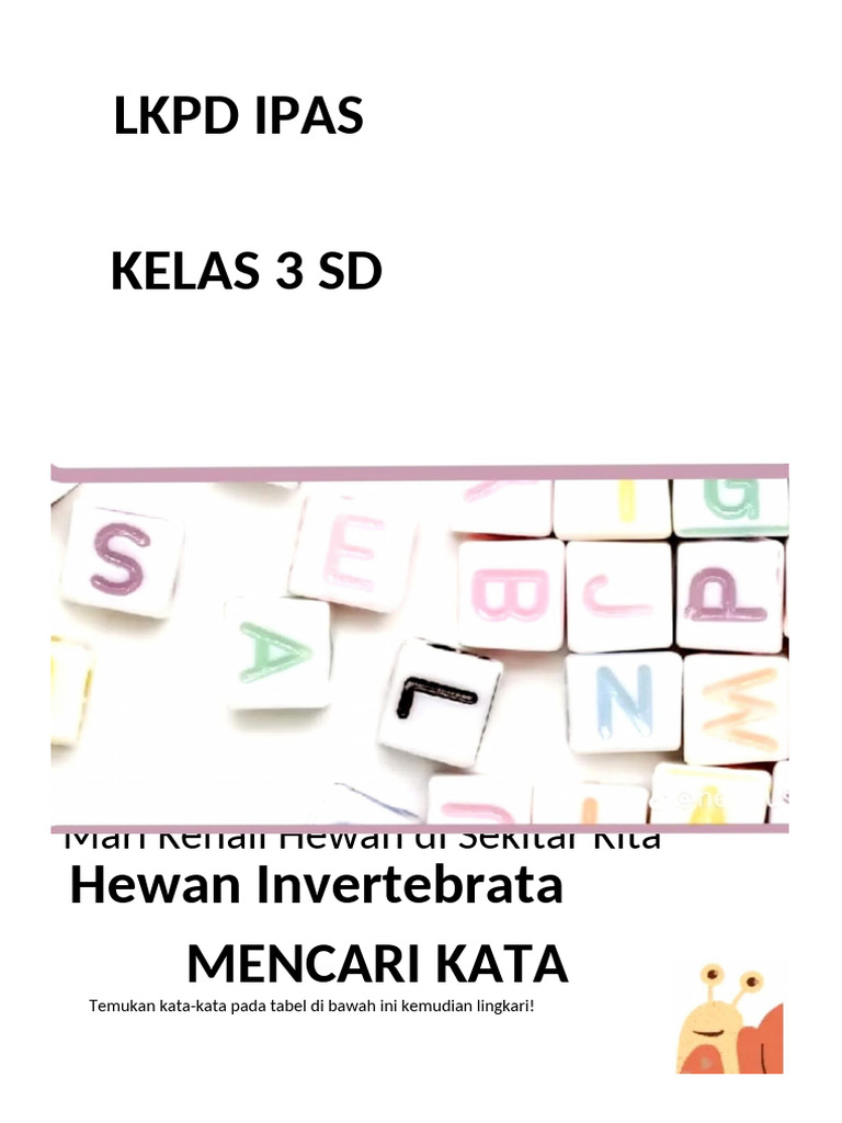 LKPD IPAS hewan | PDF