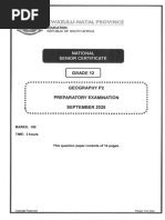 NSC Geography Grade 12 November 2024 P2 Only | PDF