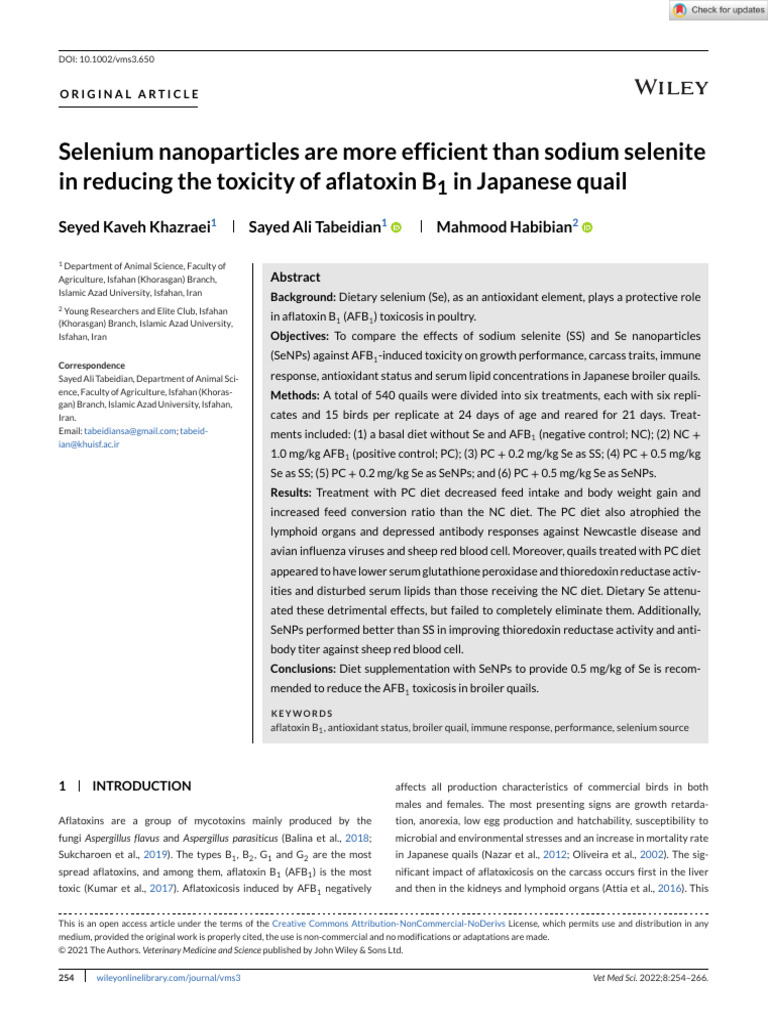 Selenium Nanoparticles Are More Efficient Than Sodium Selenite in ...